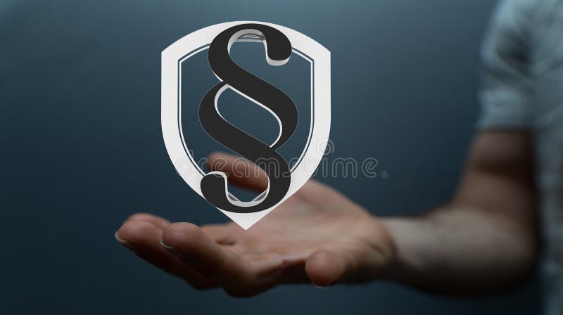 A Law Justice Court in Hand Stock Photo - Image of right, website ...