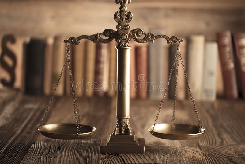 Law and justice theme. stock image. Image of judgment - 89265561