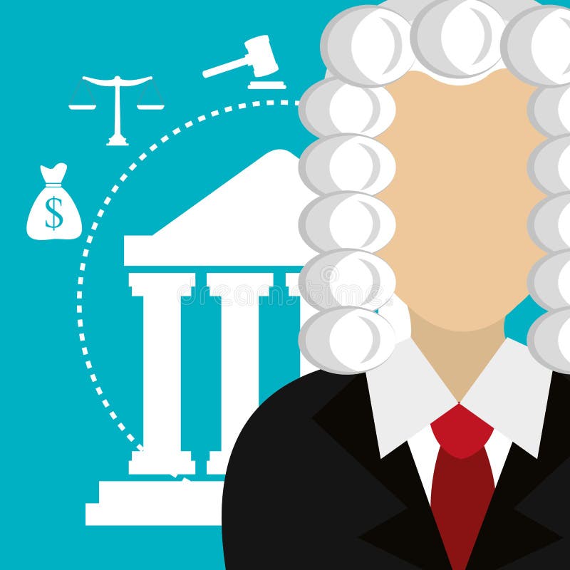 Law and Legal Justice Graphic Stock Vector - Illustration of ...