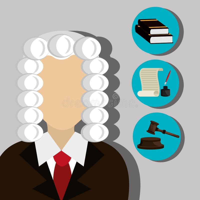 Law And Legal Justice Graphic Stock Vector - Illustration of jury ...