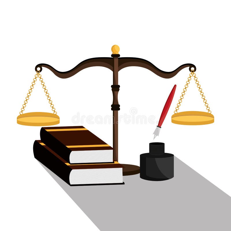 Law and Legal Justice Graphic Stock Vector - Illustration of jury ...