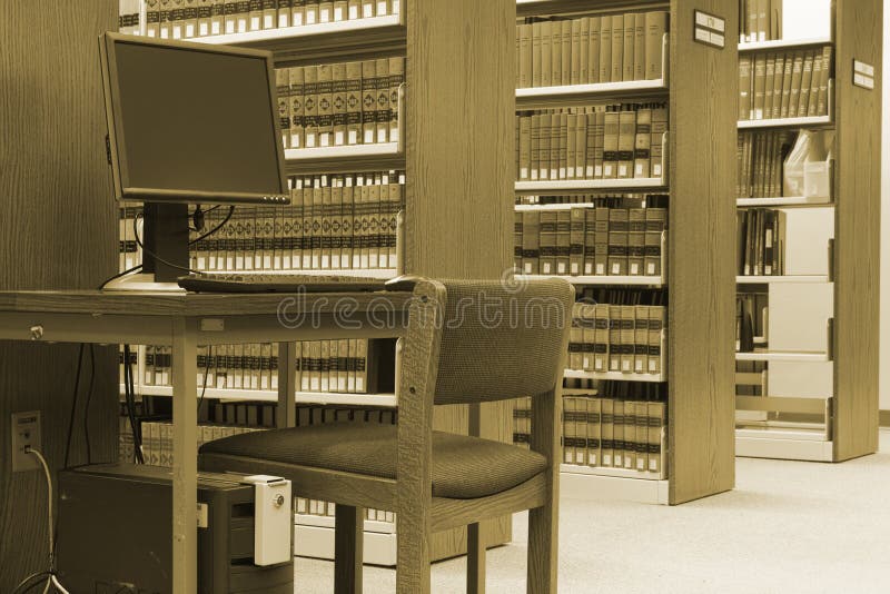 Law Library stock image. Image of libraries, learn, computer - 20644059