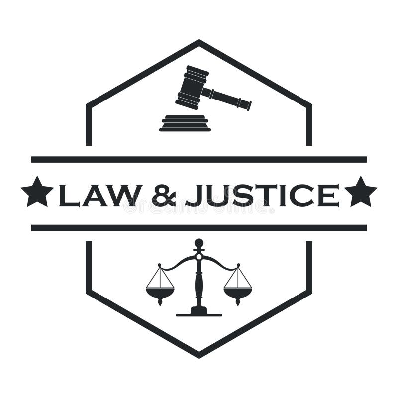 Law Logo Element. Vector Illustration Decorative Design Stock Vector ...