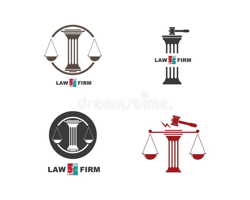 Law logo vector template stock vector. Illustration of template - 144838545