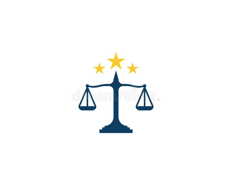 Law logo vector template stock vector. Illustration of silhouette ...