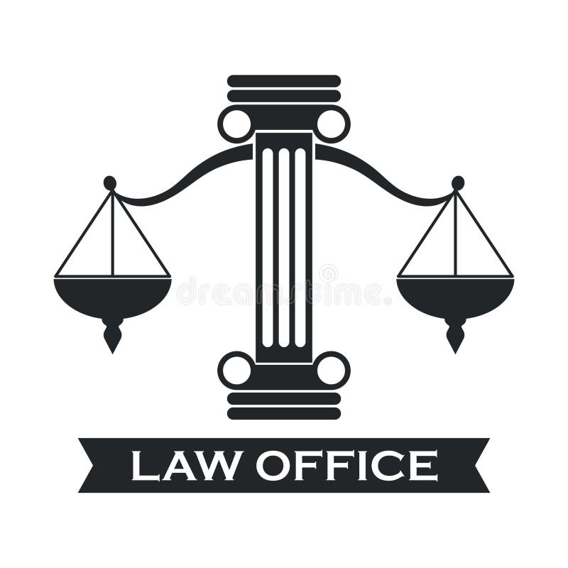 Law Office Logo Element. Vector Illustration Decorative Design Stock ...
