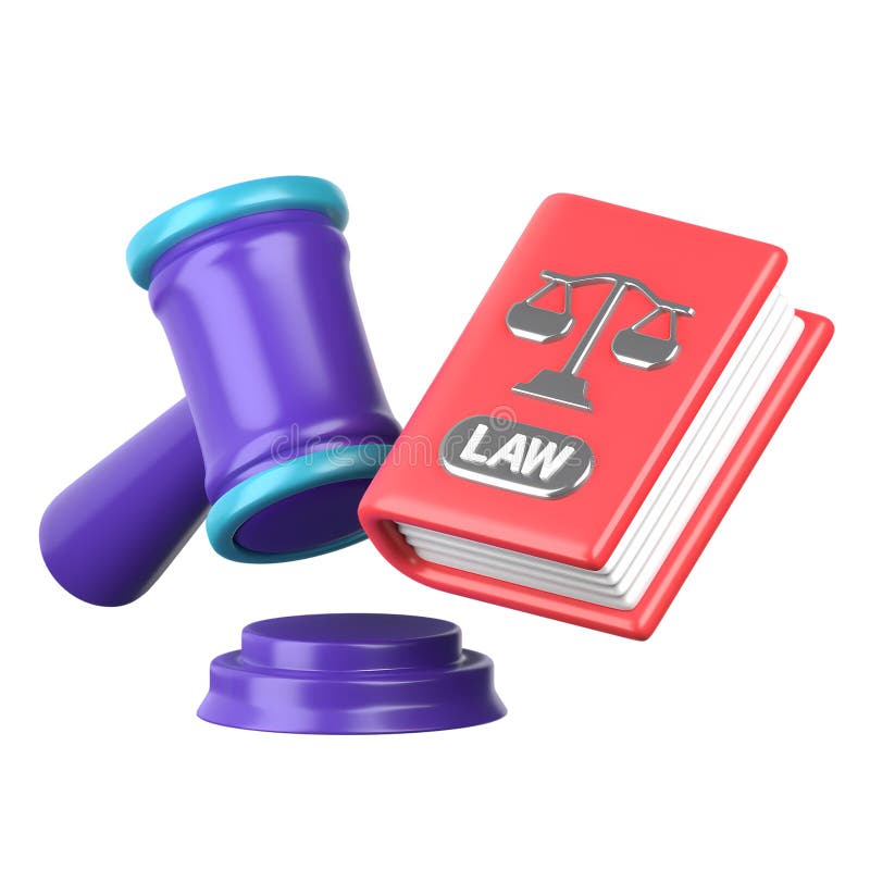 Law Problem 3D Icon stock illustration. Illustration of compliance ...