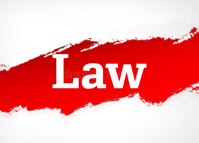Law Red Brush Abstract Background Illustration Stock Illustration ...