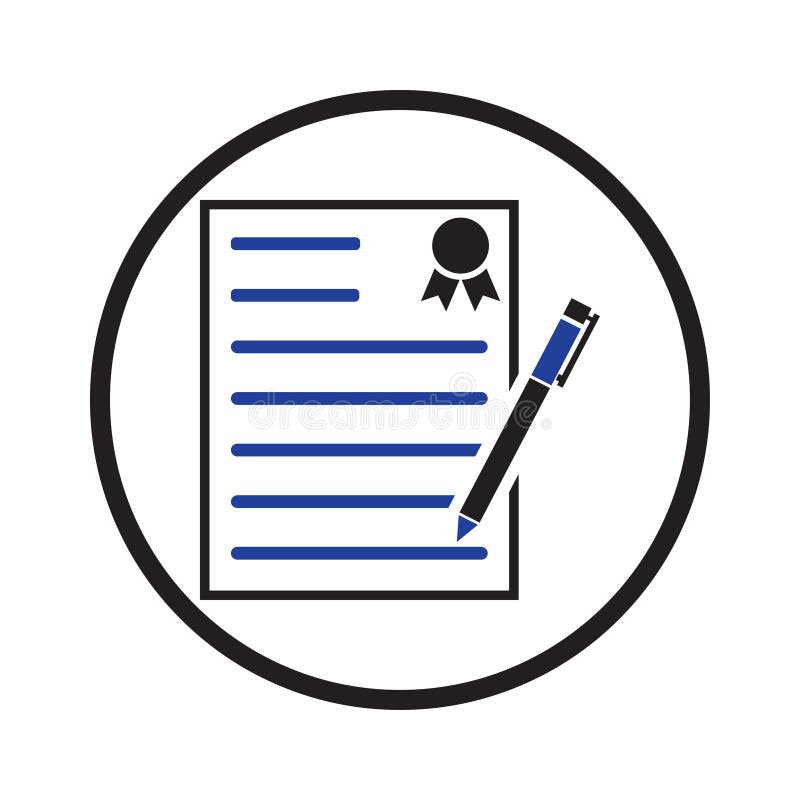 Law report paper icon stock vector. Illustration of application - 262294339