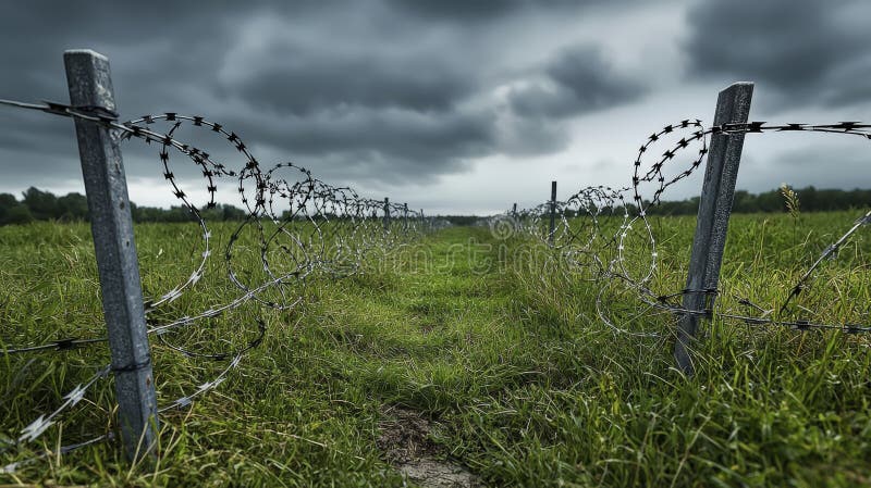 Law Restriction Compliance Boundaries Open Field Landscape Image ...