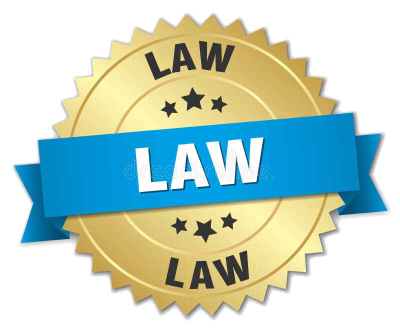 Law Round Isolated Badge Stock Illustrations – 1,104 Law Round Isolated ...