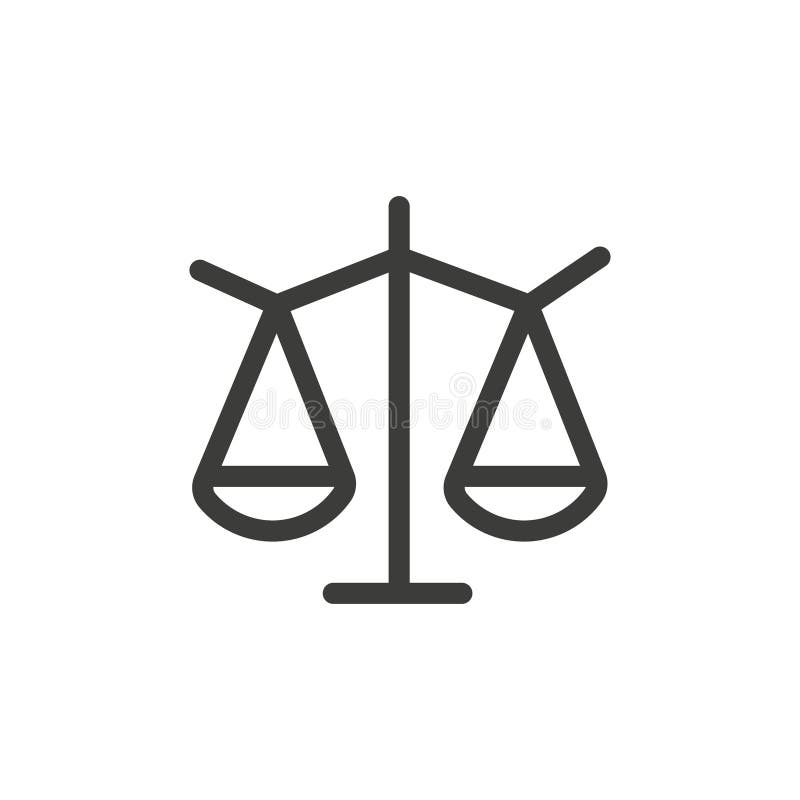 Simple Law Scale Stock Illustrations – 6,426 Simple Law Scale Stock ...