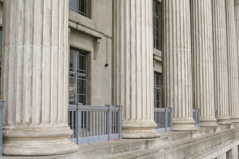 Law School Building Made Of Stone And Cement Stock Image - Image of ...