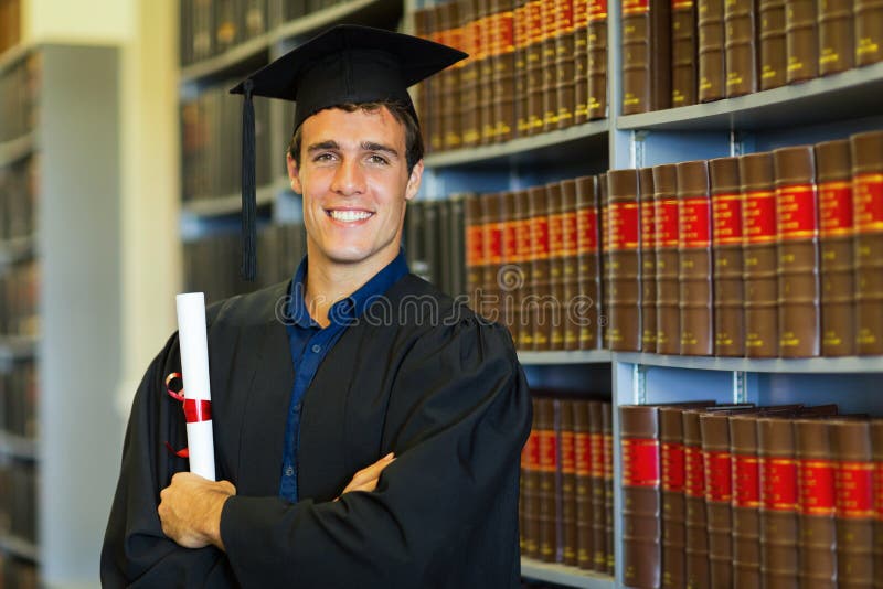 Law school graduate stock image. Image of library, adult - 37039003