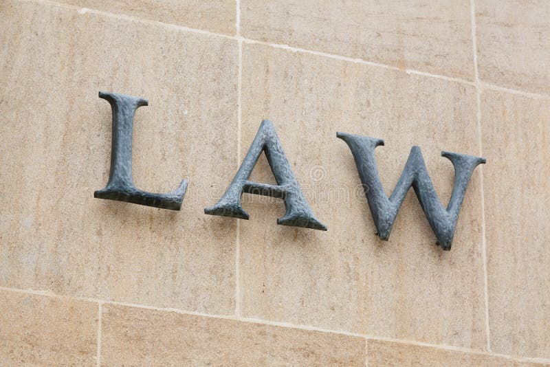 Law sign stock photo. Image of templates, buff, grey - 27173370