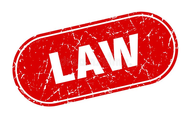 Law sign. law grunge stamp stock vector. Illustration of vector - 180244580