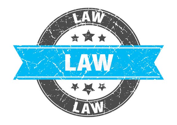 Law stamp stock vector. Illustration of vignette, badge - 196537896