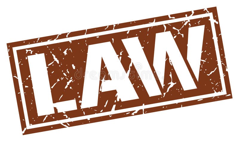 Law stamp stock vector. Illustration of isolated, white - 120952727