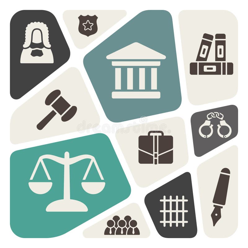 Law theme background stock vector. Illustration of briefcase - 46213847