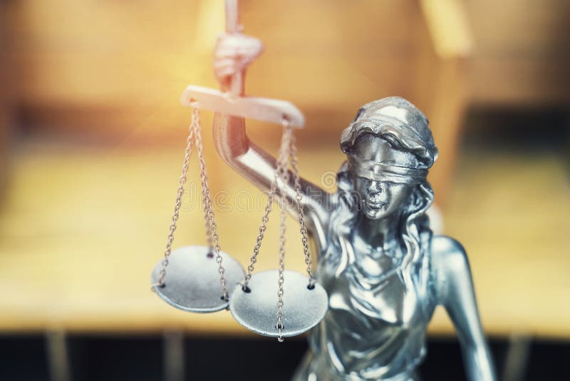 Law Theme,Lady Justice Statue on Wooden Background Stock Photo - Image ...