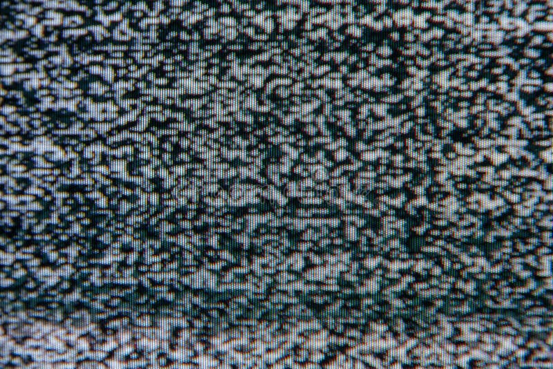 Ruis Op Het Televisiescherm Stock Foto - Image of uitzending, korrelig ...
