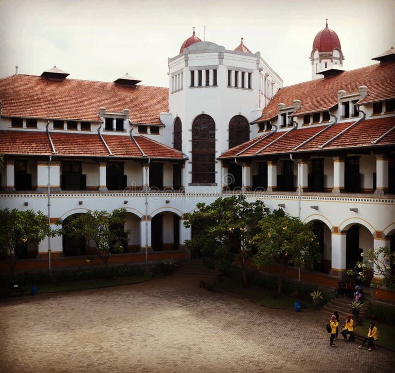 Lawang Sewu Building Semarang Central Java Stock Photo - Image of ...