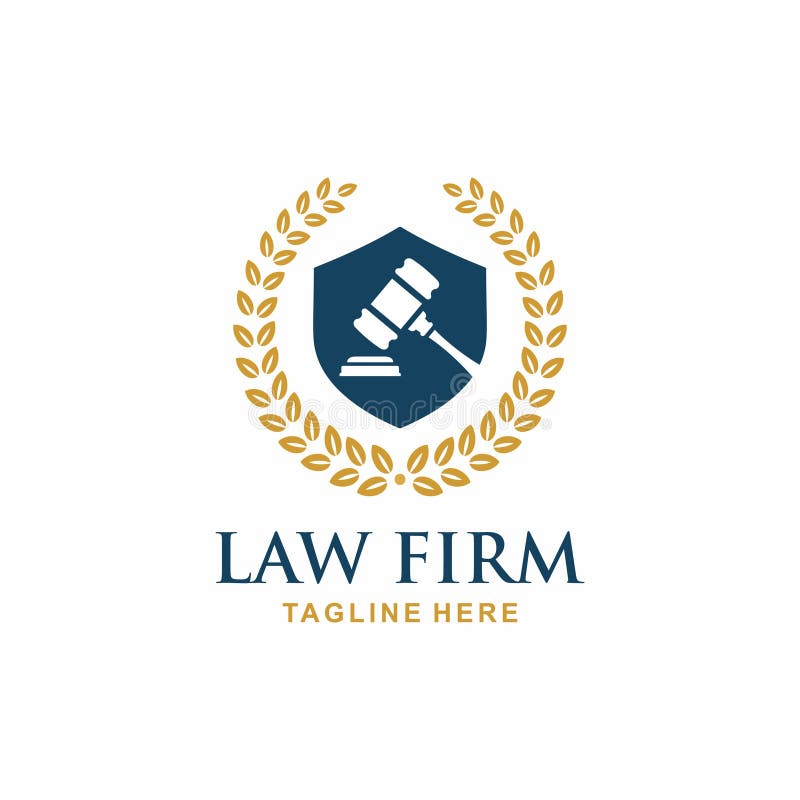 Gavel logo design stock vector. Illustration of concept - 269540174