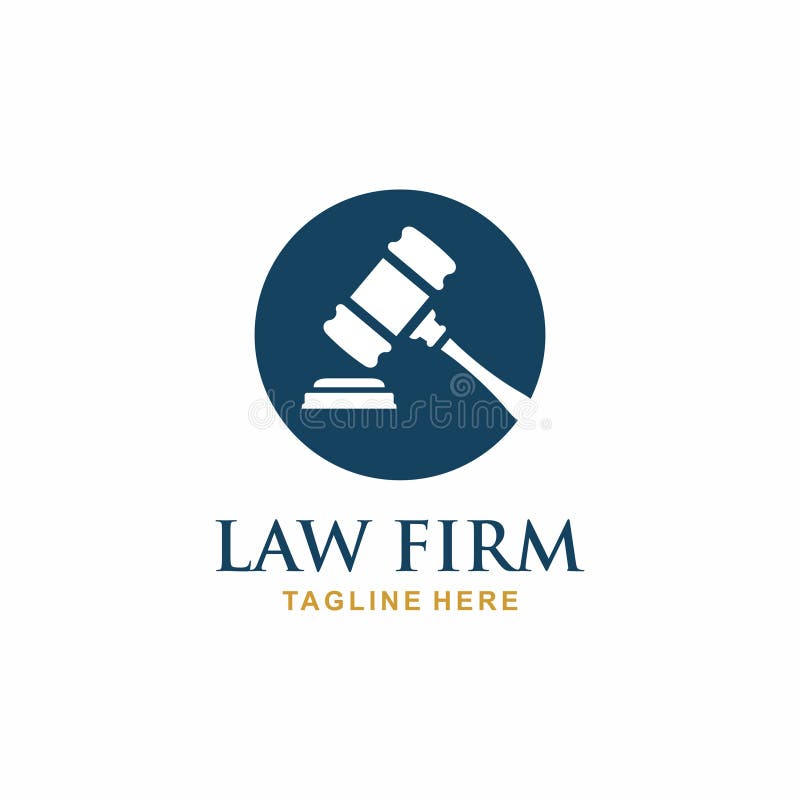 Gavel logo design stock vector. Illustration of lawyer - 269540184