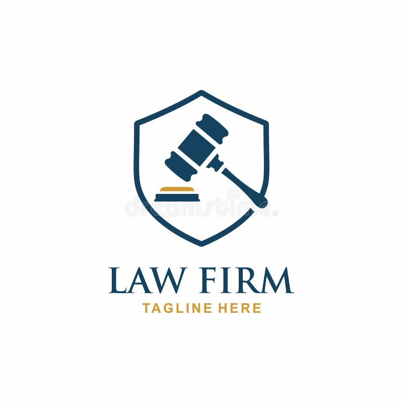 Gavel logo design stock vector. Illustration of justice - 269540186