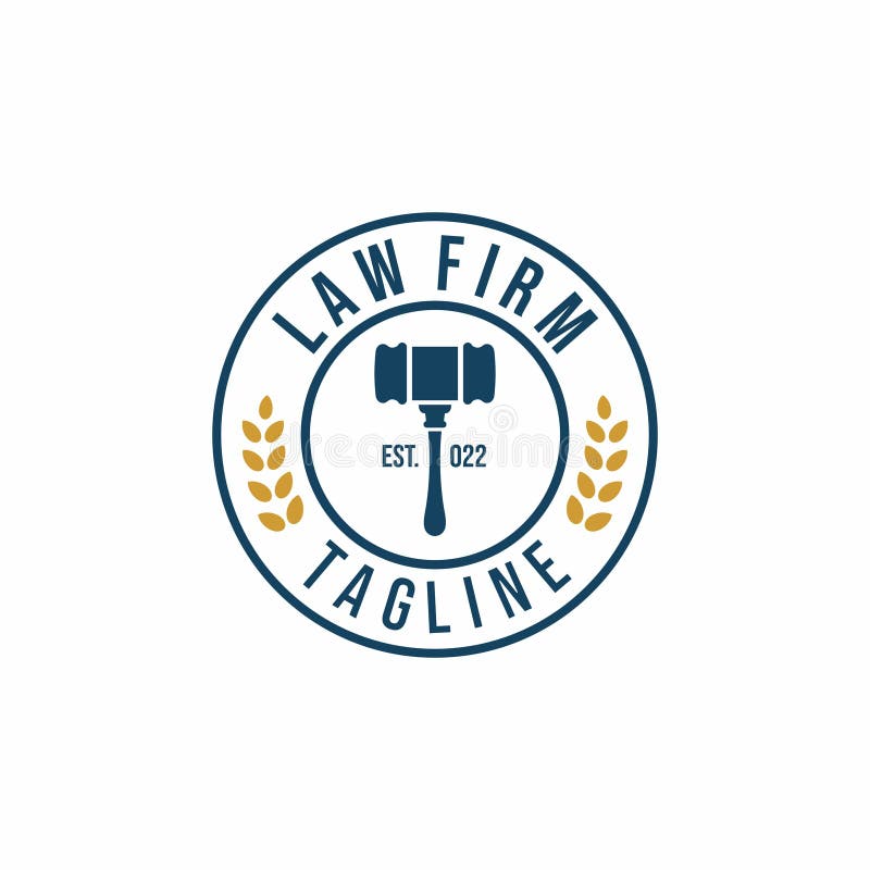 Gavel logo design stock vector. Illustration of corporate - 269540214