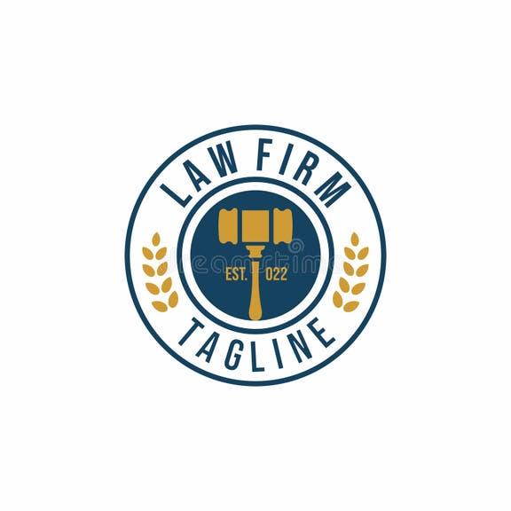 Gavel logo design stock vector. Illustration of consulting - 269540225