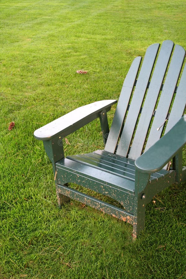 Lawn Chair on Grass stock image. Image of garden, travel - 1626589