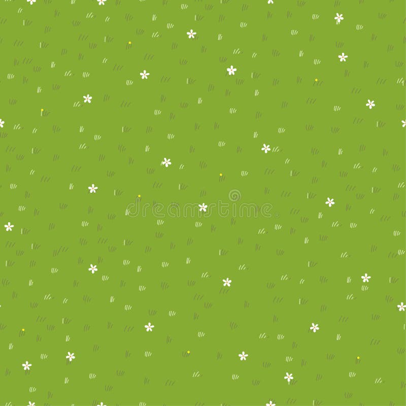 Cartoon Grass Texture Seamless