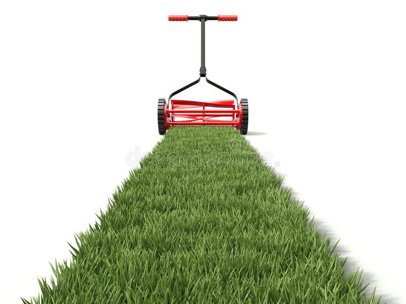Path in grass stock illustration. Illustration of road - 8004560