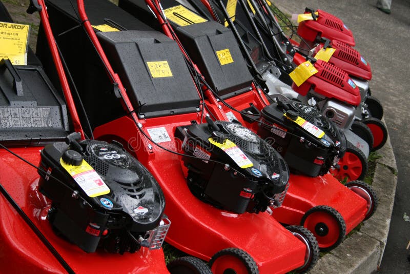 Lawn-mowers stock photo. Image of machinery, mowers, cutter - 1151078