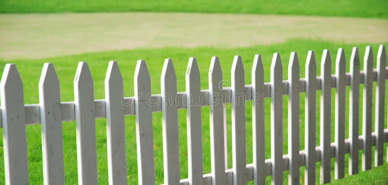 Lawn and railing stock photo. Image of safeguard, meadow - 14709156