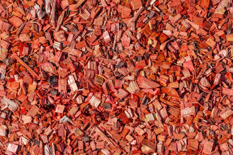 Red Wooden Chips, Seamless Texture Stock Image - Image of wood, texture ...