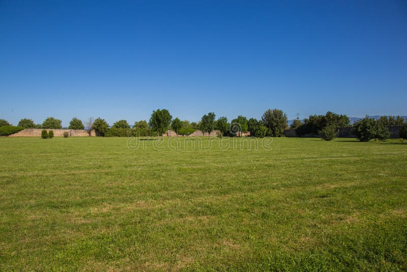 Big golf field stock photo. Image of nature, background - 3851864