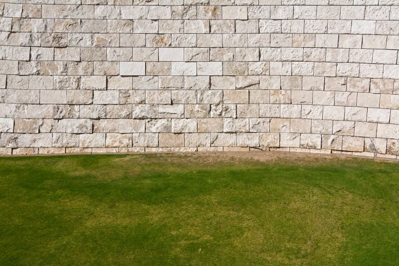 Lawn and Wall Background stock photo. Image of abstract - 11309956