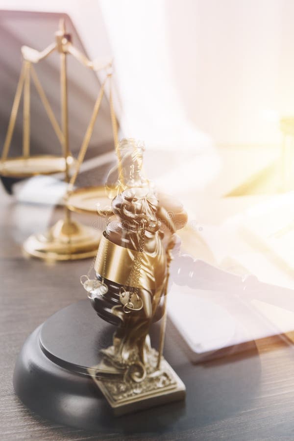 Justice and Law Concept.Male Judge in a Courtroom with the Gavel ...