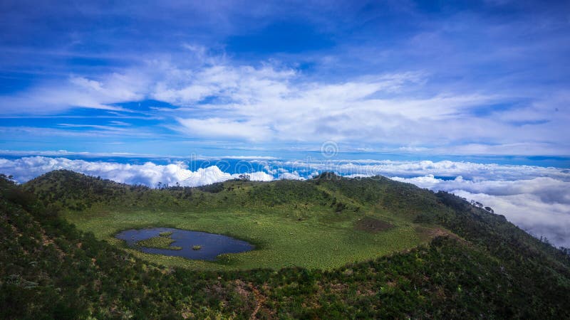 Lawu Mountain stock photo. Image of mountain, landscape - 217247320