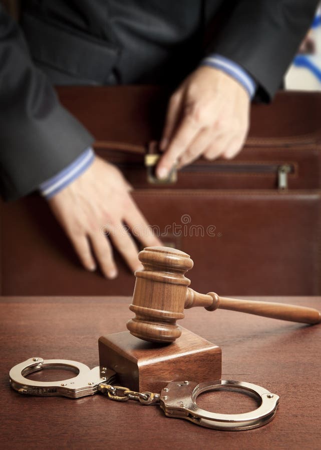 Lawyer in courtroom stock image. Image of judicial, lawyer - 24183969