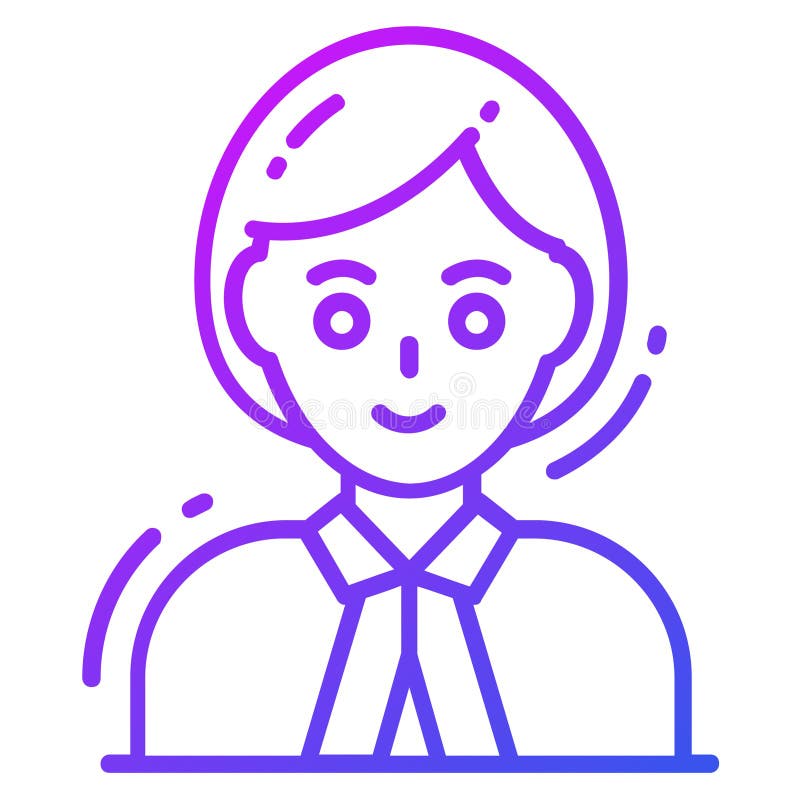 Lawyer Icon, Single Avatar Vector Illustration Stock Vector ...