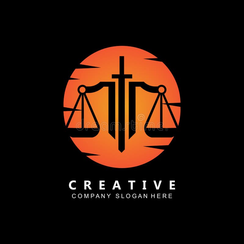 Lawyer or Justice Law Logo Vector Design, Icon Illustration Stock ... Lawyer or Justice Law Logo Vector Design, Icon Illustration Stock ...