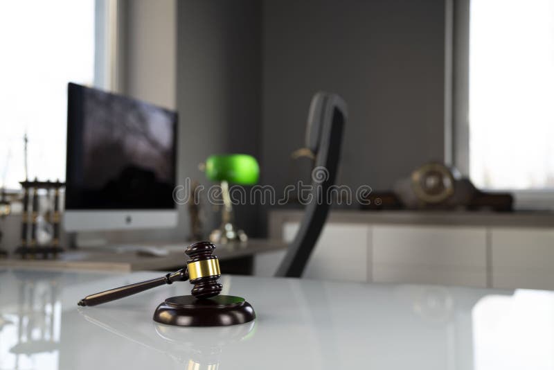 Lawyer Office Concept Background. Place for Text. Stock Photo - Image ...