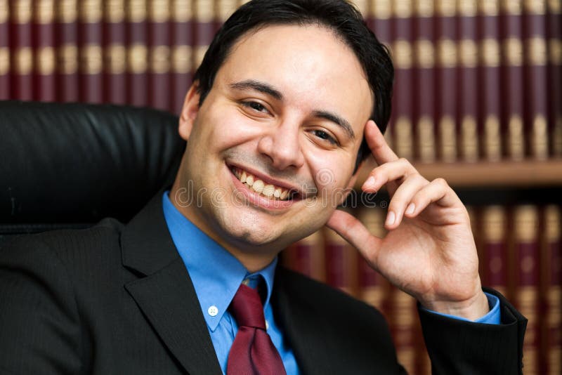 Lawyer portrait stock photo. Image of expertise, book - 26364408
