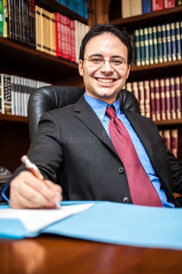 Lawyer portrait stock photo. Image of expertise, corporate - 26830662
