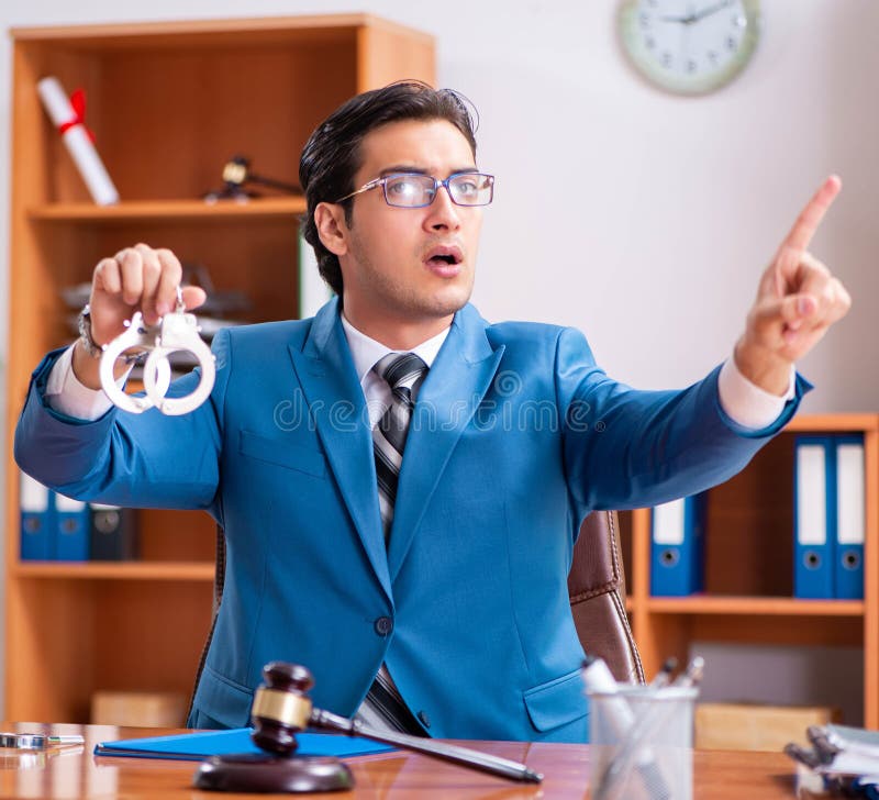Lawyer Working in the Office Stock Photo - Image of court, crime: 183373776