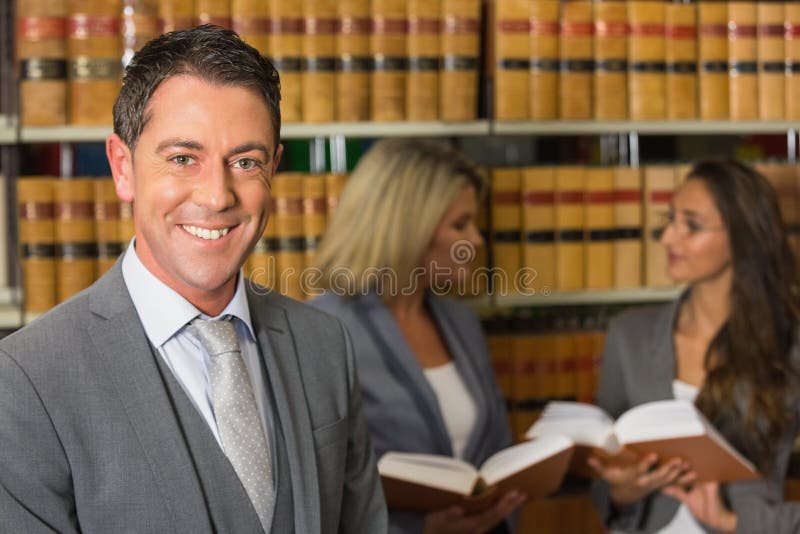 Lawyers in the law library stock image. Image of information - 48945019