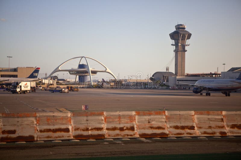 LAX Theme Building stock image. Image of control, building - 18602419